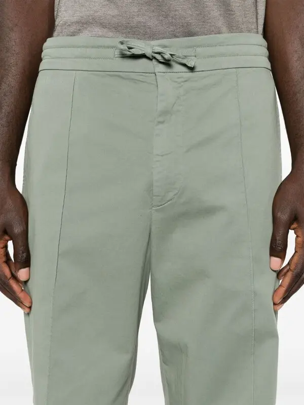 Canali Drawstring-waist Straight-leg Trousers