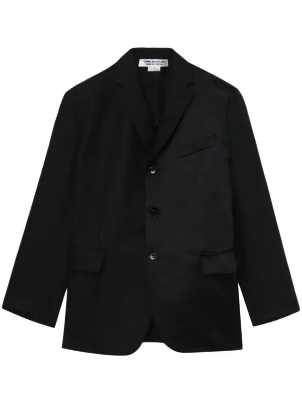 Comme Des Garçons Notched-lapel Single-breasted Blazer