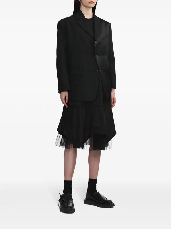 Comme Des Garçons Notched-lapel Single-breasted Blazer