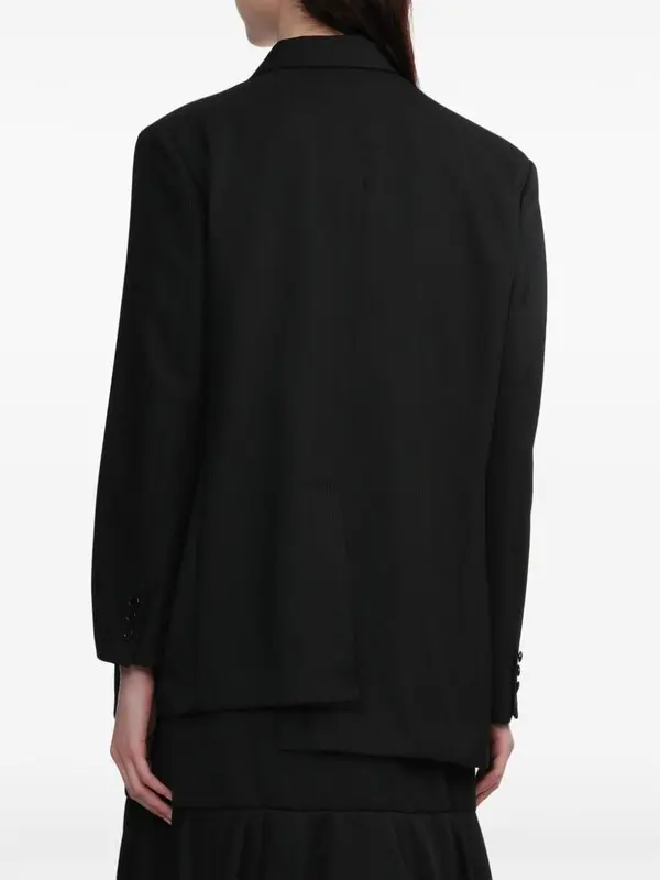 Comme Des Garçons Notched-lapel Single-breasted Blazer