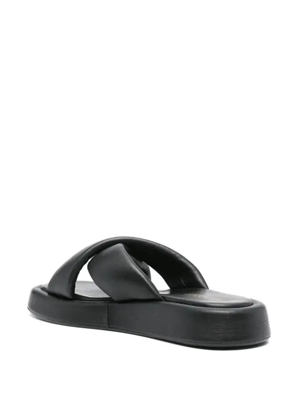 VAMSKO Pillow Padded Leather Sandals