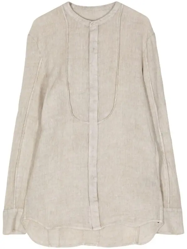Masnada Linen Longline Shirt
