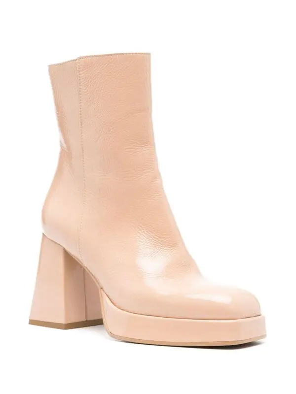 VAMSKO 90mm Doris Patent Leather Boots