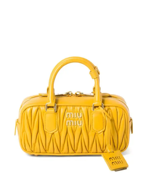 Miu Miu Arcadie Matelassé Leather Bag