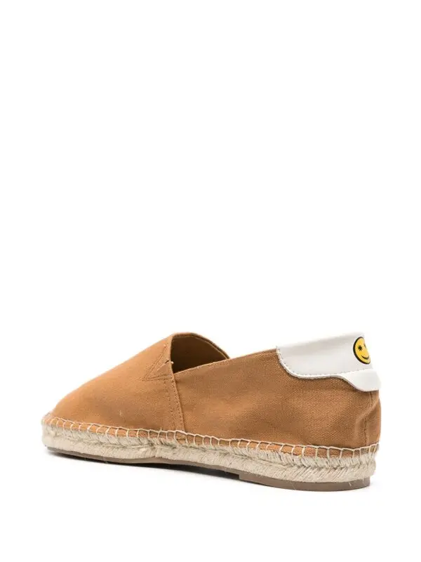 MANUEL RITZ Logo-embroidered Canvas Espadrilles