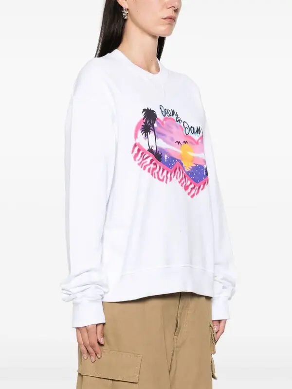 Dsquared2 Dean & Dan Cotton Sweatshirt