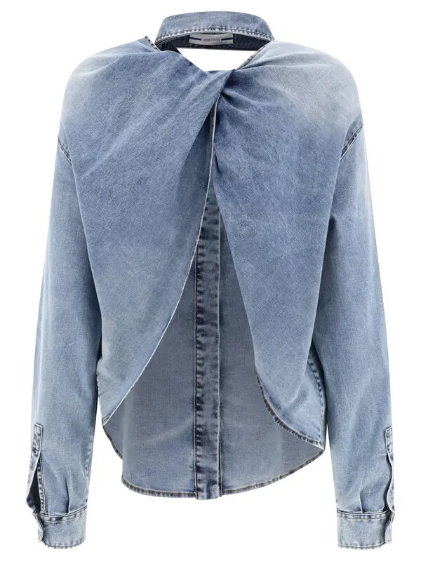 Jacob Cohen Cut-out Shirt - Light Blue