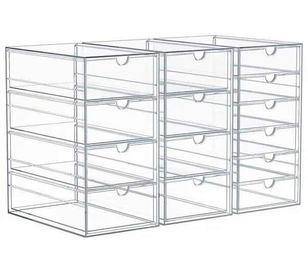SORBUS 14-drawer Acrylic Organizer For Makeup - One-color