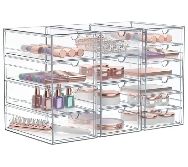 SORBUS 14-drawer Acrylic Organizer For Makeup