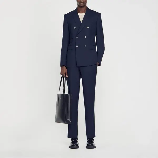 Sandro Double-breasted Suit Jacket