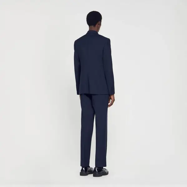 Sandro Double-breasted Suit Jacket
