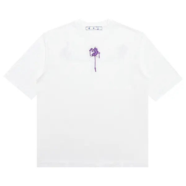 Off-White Dripped Logo Skate T-shirt - White