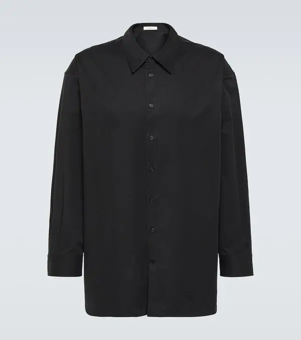 THE ROW Lukre Oversized Cotton-blend Poplin Shirt