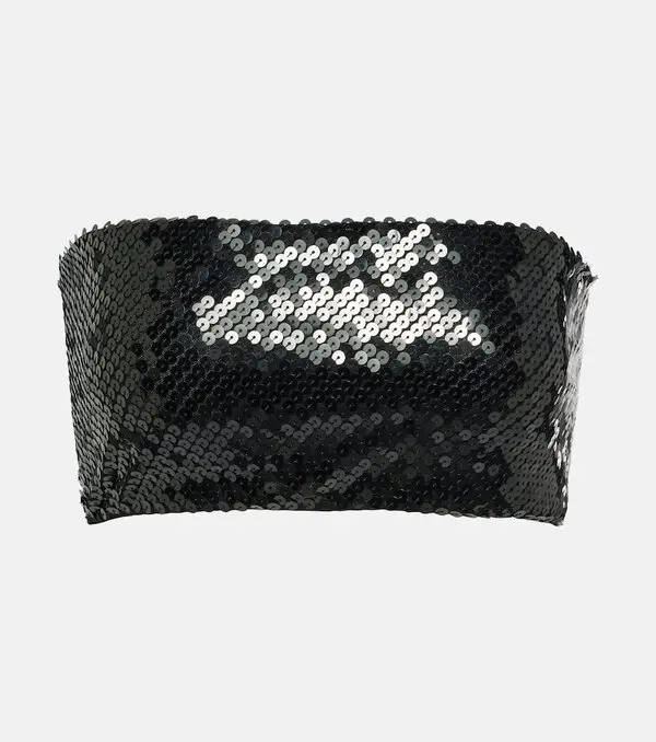 Rick Owens Sequined Bandeau Top