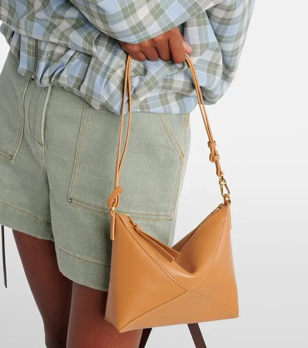 Loewe Puzzle Fold Shoulder Bag - Brown