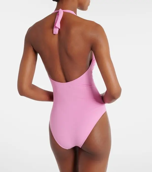 Melissa Odabash Tampa Halterneck Swimsuit - Pink
