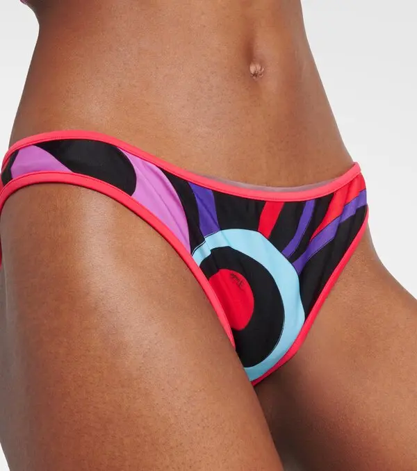 Emilio Pucci Marmo Low-rise Bikini Bottom - Multicoloured