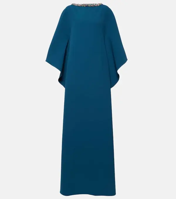 Safiyaa Amarella Embellished Gown - Blue