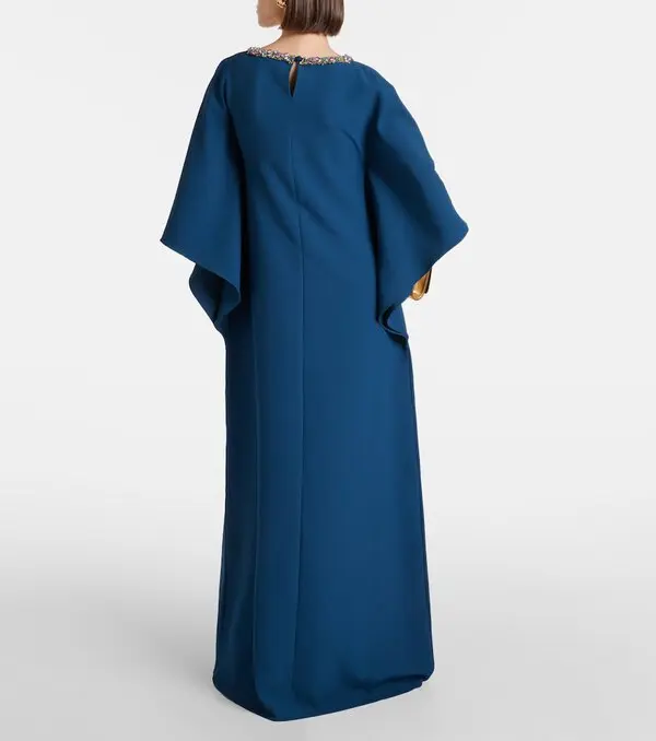 Safiyaa Amarella Embellished Gown - Blue