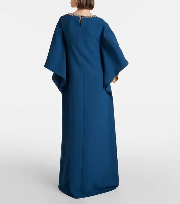 Safiyaa Amarella Embellished Gown - Blue
