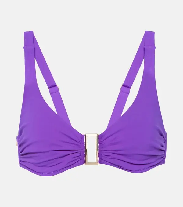 Melissa Odabash Bel Air Bikini Top - Purple