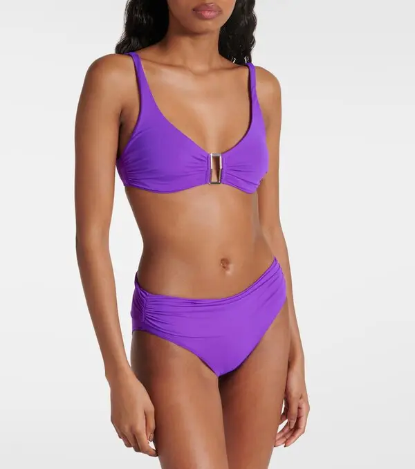Melissa Odabash Bel Air Bikini Top - Purple
