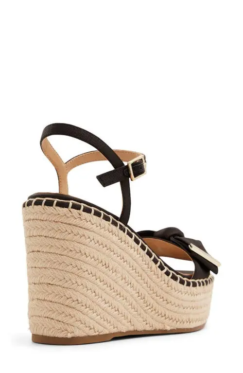 Ted Baker London Gia Espadrille Platform Sandals - Black
