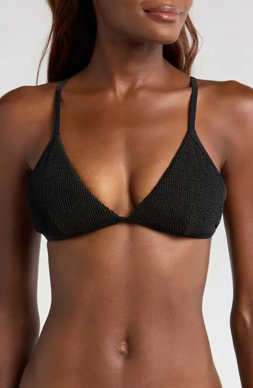 Good American Always Fit Bikini Top - Black001