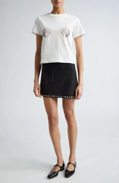 Sandy Liang Tellin Shell Graphic T-shirt