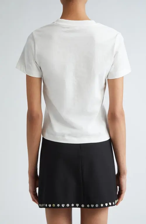 Sandy Liang Tellin Shell Graphic T-shirt