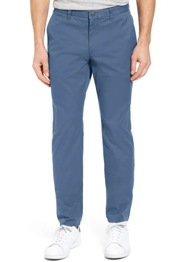 Bonobos Straight Fit Washed Chinos - Blue