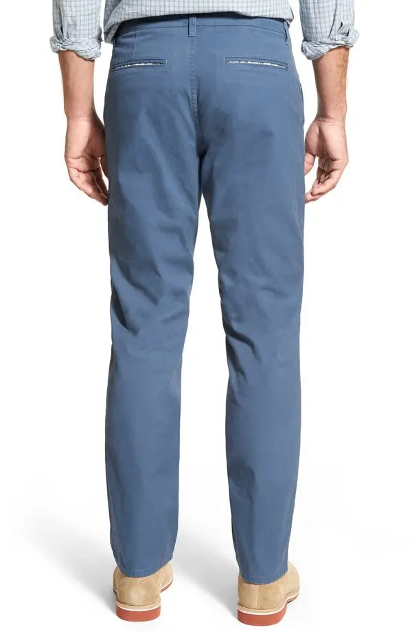 Bonobos Straight Fit Washed Chinos - Blue