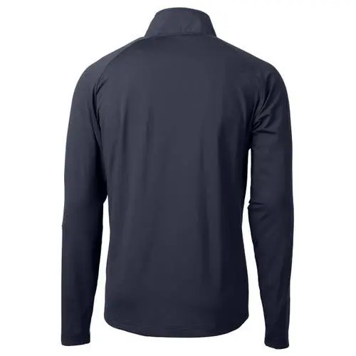 Cutter & Buck Denver Broncos Adapt Eco Knit Hybrid Recycled Quarter-zip Pullover Top