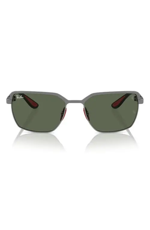 Ray-ban X Ferrari Scuderia Square Sunglasses - Dark Green