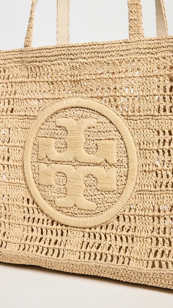 Tory Burch Ella Hand-crocheted Large Tote - Natural
