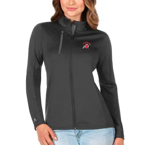 ANTIGUA Silver Utah Utes Generation Full-zip Jacket