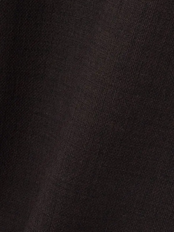 Bottega Veneta Cotton-blend Crepe Vest - Brown