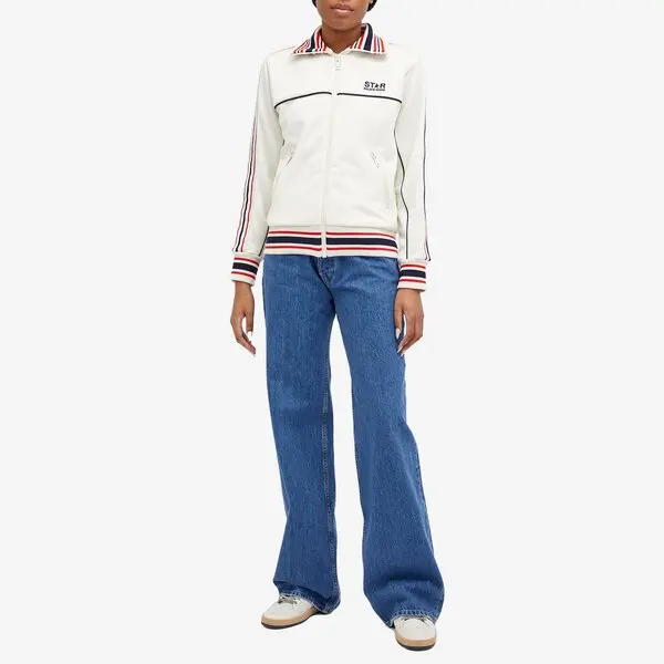 GOLDEN GOOSE Star Track Jacket - Papyrus/dark Blue