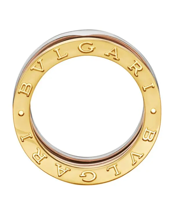 BVLGARI Rose, White And Yellow B.zero1 Ring