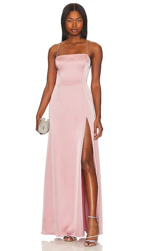 Katie May X Trudy Gown - Rose Quartz - 60% Off | Editorialist