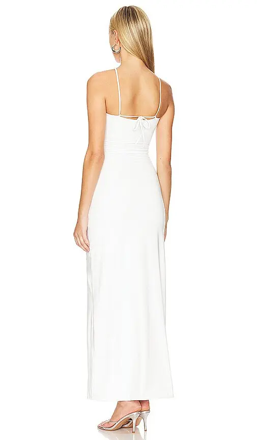 Maygel Coronel Veranera Halter Maxi Dress With Cutouts - Off White - 11%  Off | Editorialist