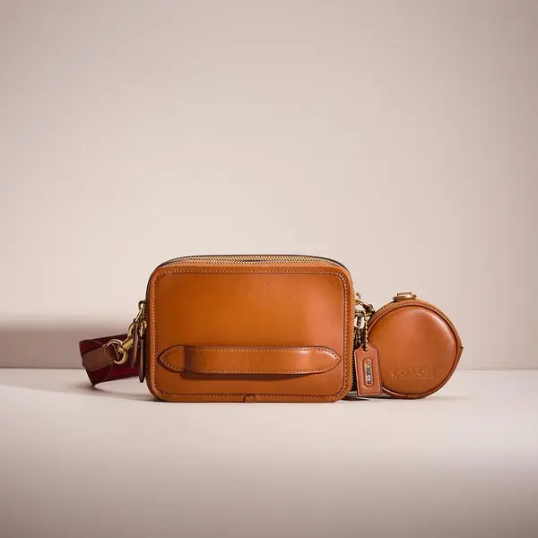 Coach Charter Crossbody With Hybrid Pouch Burnished Amber