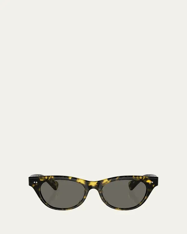 Oliver Spencer Avelin Butterfly Sunglasses - Grey
