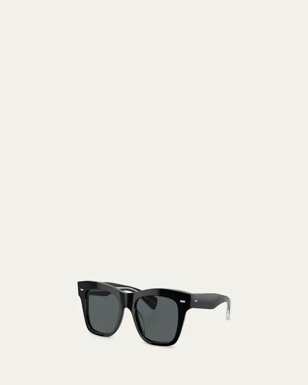 Oliver Spencer Ms Oliver Square Sunglasses - Black