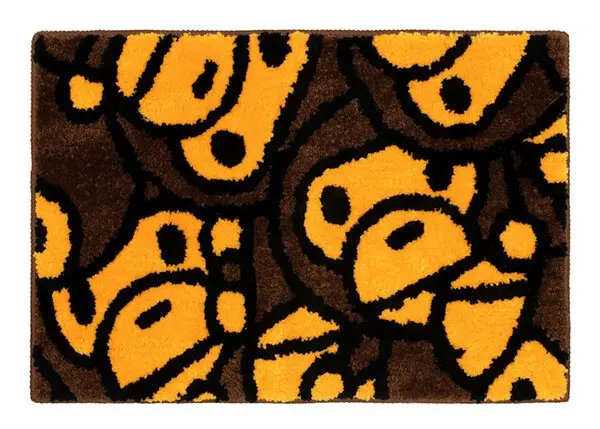 A BATHING APE All Baby Milo Rug - Brown