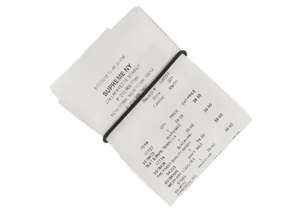 Supreme Mm6 Maison Margiela Receipt Wallet - Multicolor