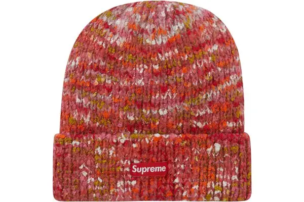 Supreme Space Dye Beanie - Red