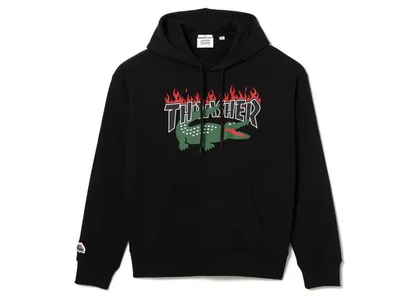 Lacoste X Thrasher Oversized Sweat Hoodie