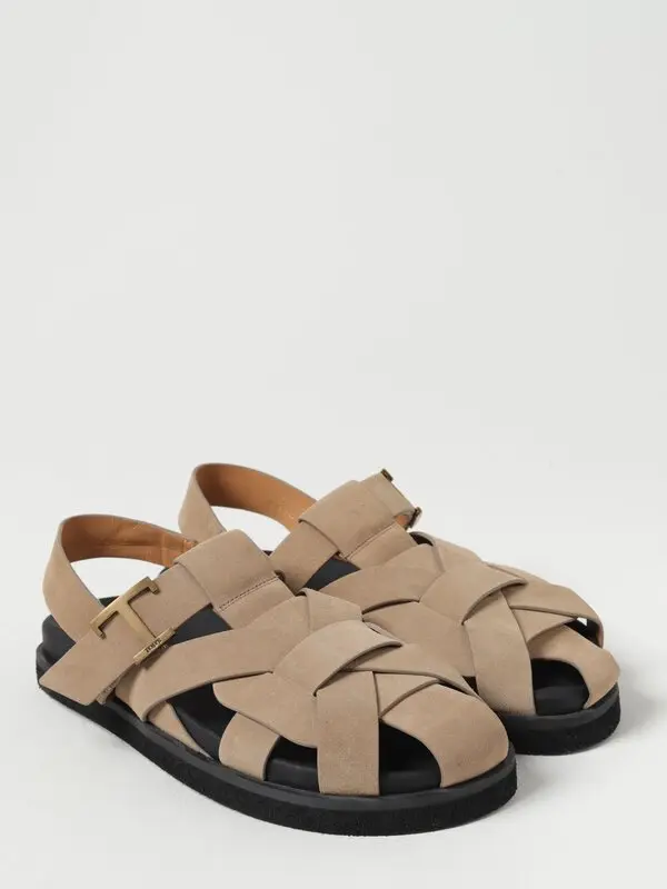 TOD'S Woven Flat Sandals