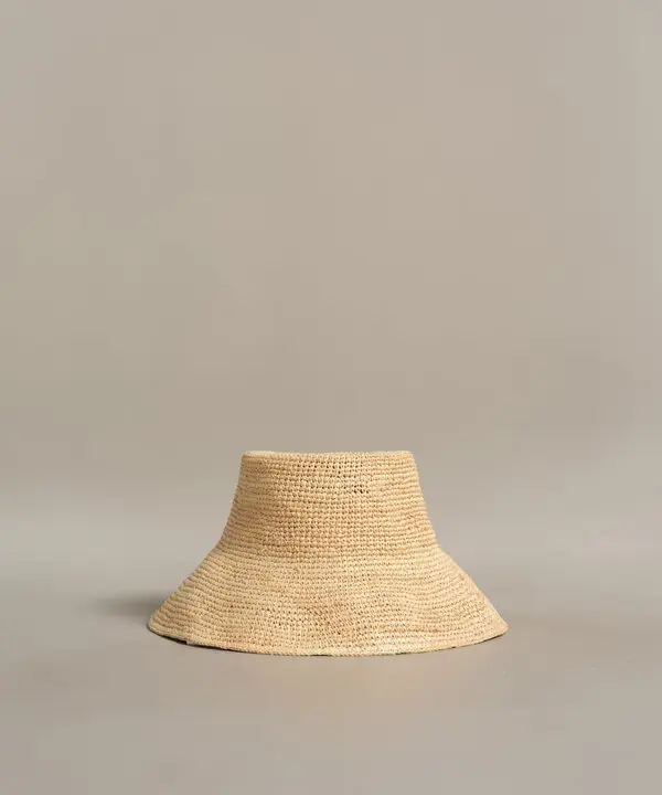 Jenni Kayne Crochet Raffia Sun Hat - Tan